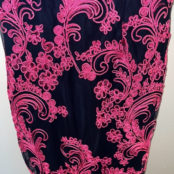 JS Collections | Dresses | Nwt Js Collection Barbie Pink Navy Floral ...